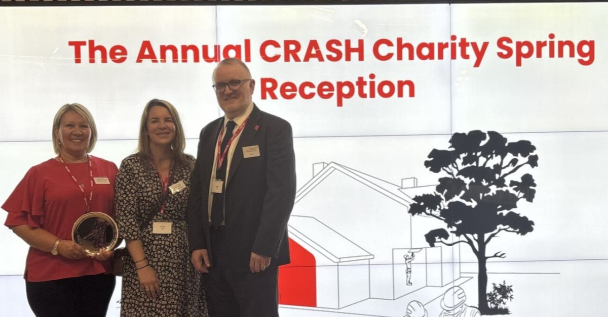 VolkerFitzpatrick receives 10-Year Patron Service Award from CRASH Charity
