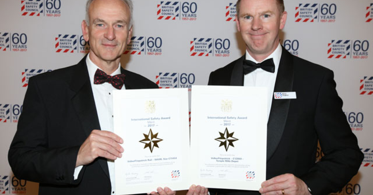 High recognition at International Safety Awards | VolkerFitzpatrick