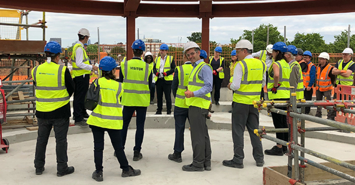 Essoldo House project team celebrates topping out | VolkerFitzpatrick