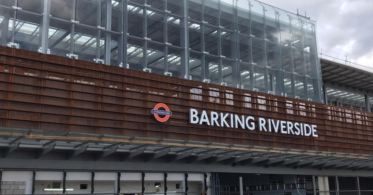 Further milestones achieved at Barking Riverside station ...
